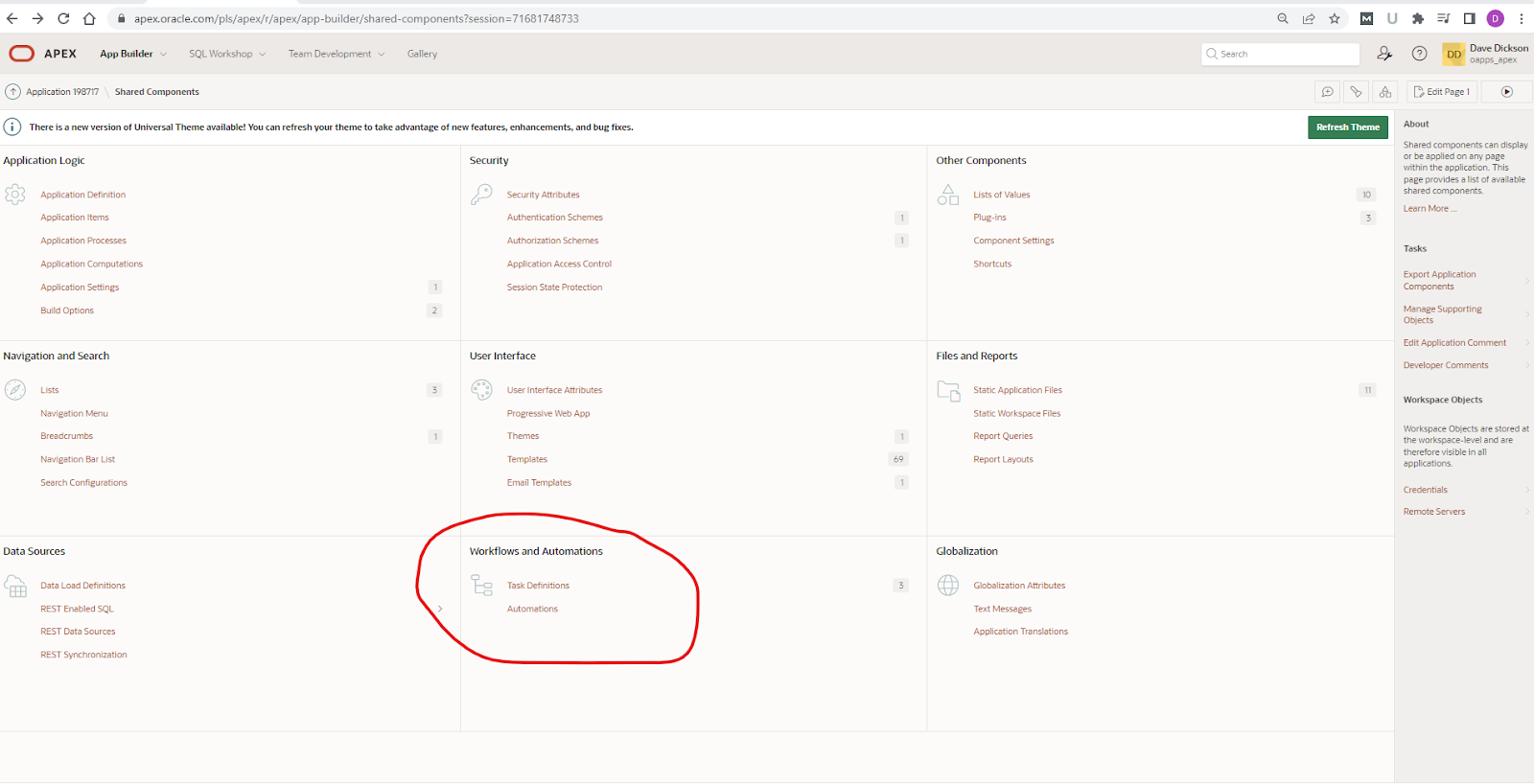 Oracle Apex Workflows And Automations Understanding Task Definitions Erp Transformation